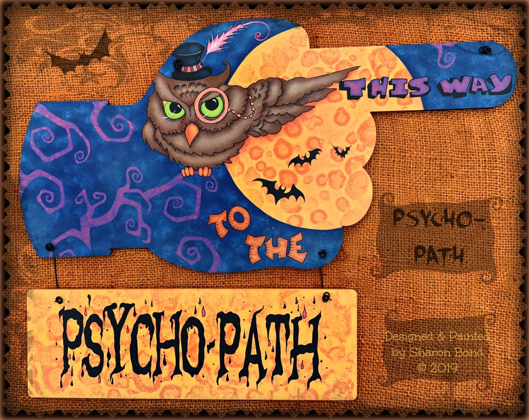 E PATTERN - Psycho-path! This Owl Will Point You the Way!! Fun ...