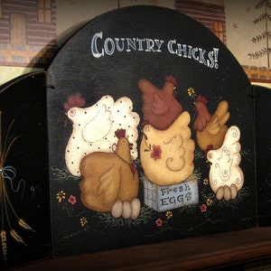 E PATTERN - New - Kitchen Chickens - Designed by Terrye French, Painted ...