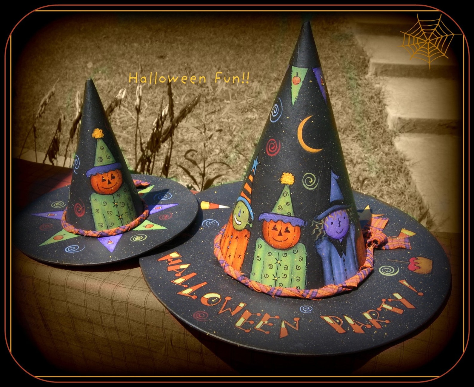 E PATTERN - Witches Hats - FUN - Designed by Terrye French, Painted by ...
