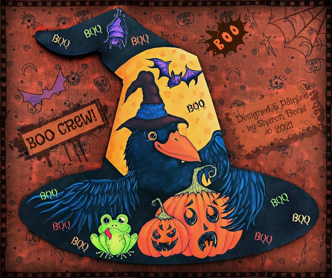 E PATTERN - BOO CREW! A Fun, Colorful Crew of Halloween Critters ...