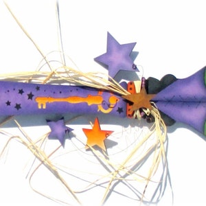 E PATTERN - Witchy Cat - LARGE Key - Fantastic Colors for Halloween for ...