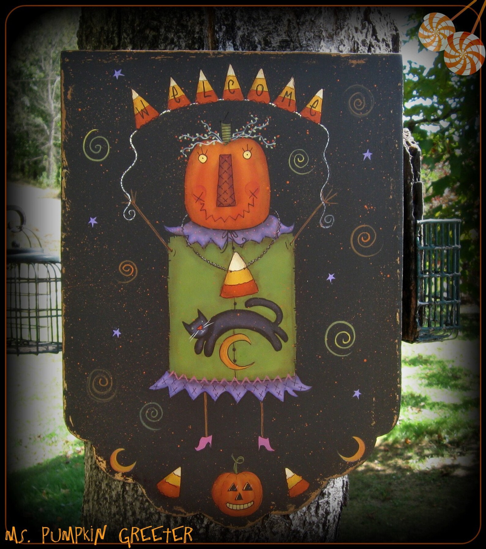 E PATTERN Ms. Pumpkin Greeter Fun & Funky for Halloween - Etsy