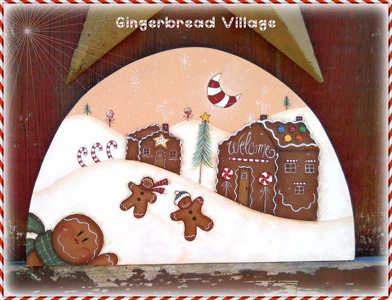 E PATTERN - Gingerbread Village - Sweet House & Gingers - New for 2012 ...