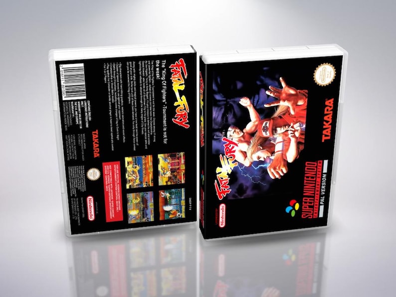 Fatal Fury SNES PAL Reproduction Cover Art - Custom UGC Insert - Etsy