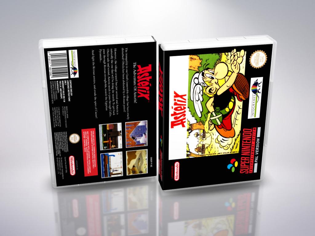 Asterix SNES PAL Reproduction Cover Art - Custom UGC Insert - Etsy
