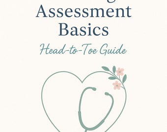 Head to Toe Assessment Cheat Sheet - Etsy