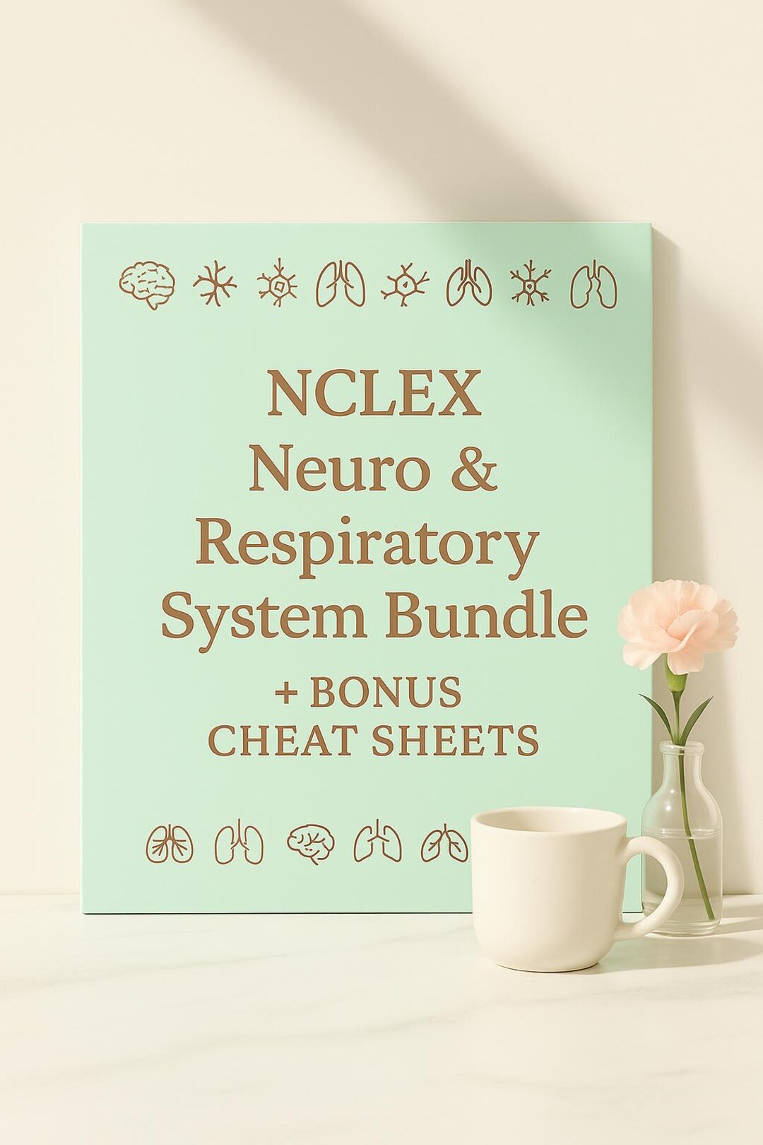 NCLEX Neuro & Respiratory System Bundle – Review Pack + Cheat Sheet - Etsy
