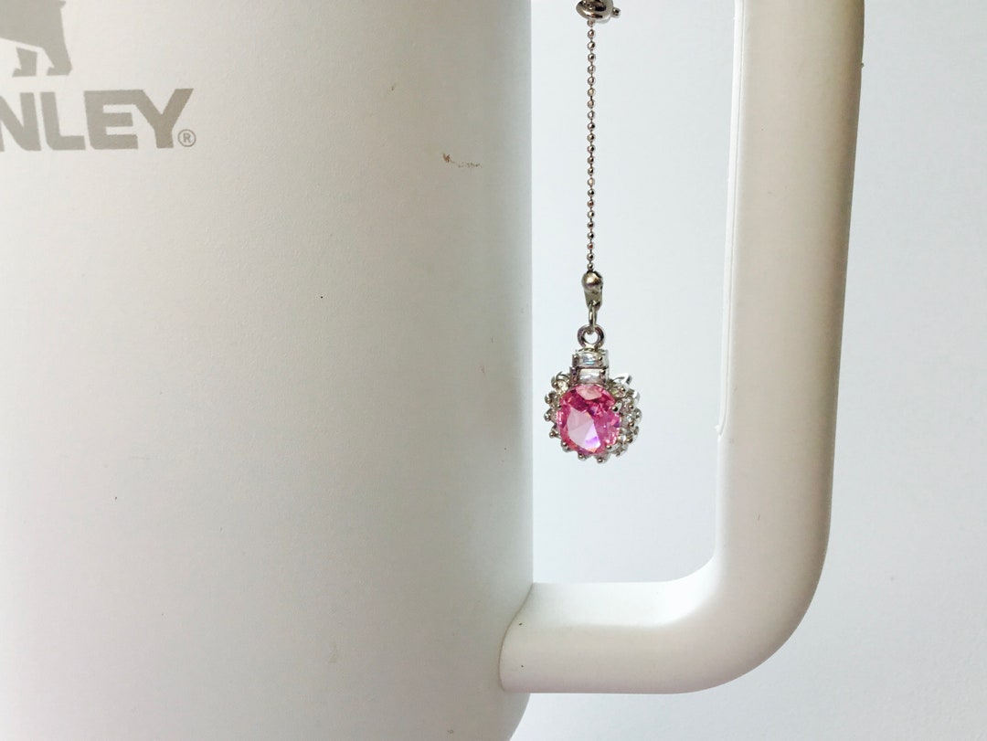 High Quality Pink Crystal Charm for Stanley Tumbler Cup - Etsy