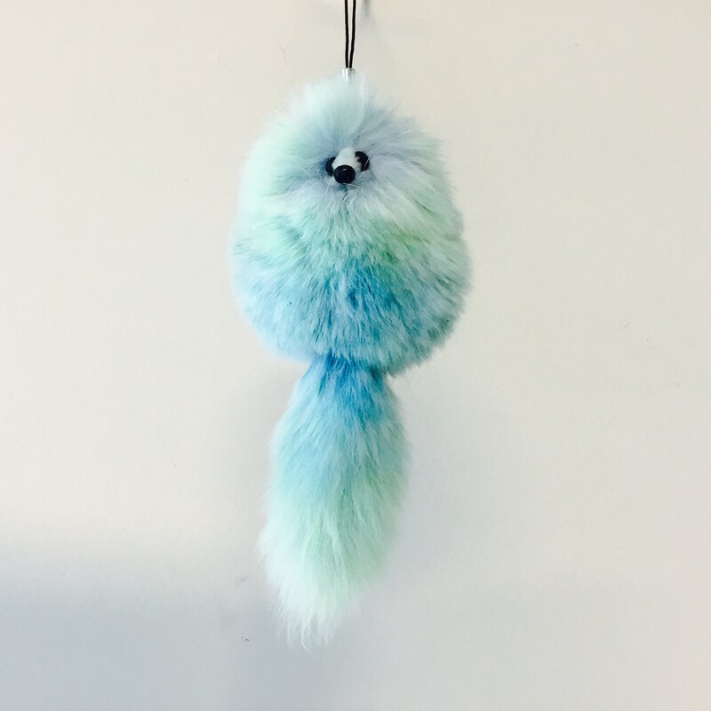 Fuzzy Keychain - Etsy