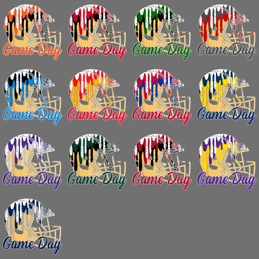 Football Drip Game Day PNG, Funny Sports Mom Cheer Clipart, Sublimation ...