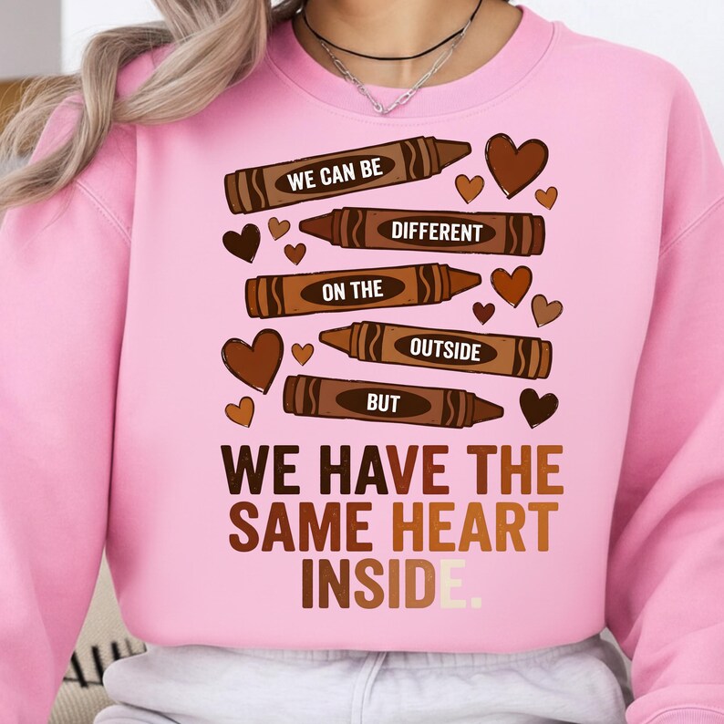 Black History Month Teacher Png,we Have the Same Heart Inside,afro ...