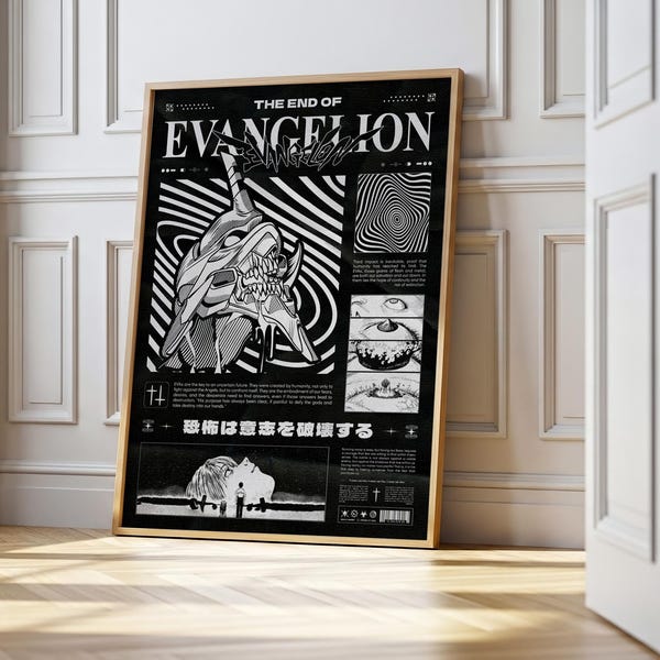 Neon Genesis Evangalion Poster - Etsy