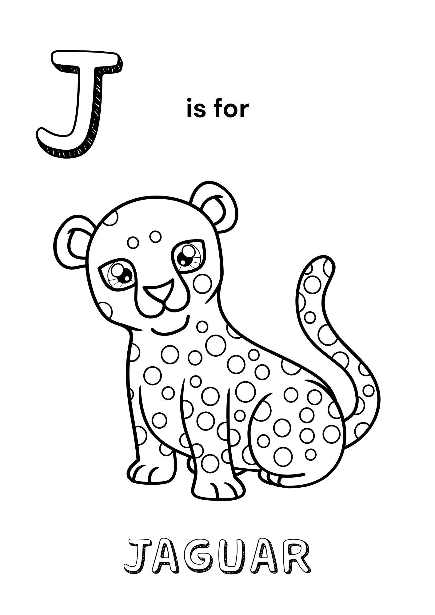 Alphabet Animal Coloring Book | A–Z Printable Coloring Pages for Kids ...