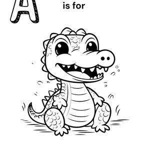 Alphabet Animal Coloring Book | A–Z Printable Coloring Pages for Kids ...