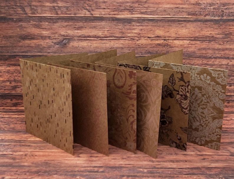 3x3 Paper Note Cards – Blank Inside 6 Designs (24 Pack) - Etsy