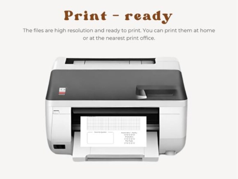 Printable Book Review Template: Reading Journal, Book Tracker (PDF ...