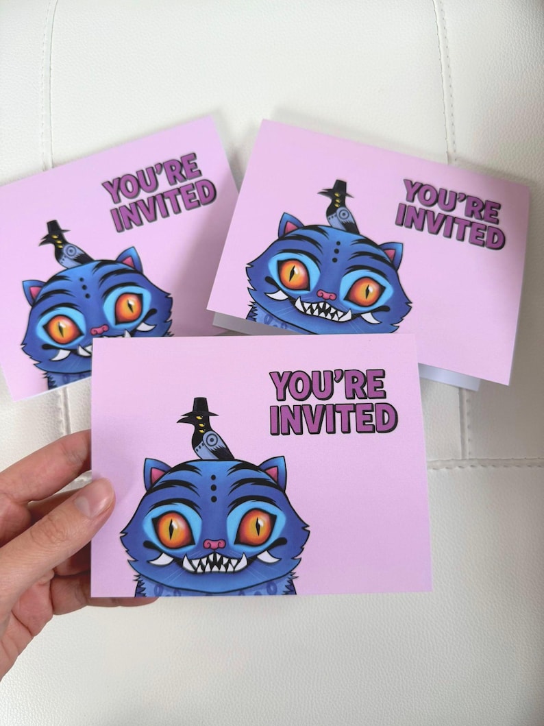 Kpop Demon Hunters Birthday Invitation Purple "you're Invited" Card for ...