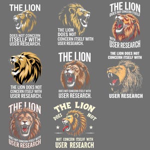 The Lion Does Not Concern - Etsy