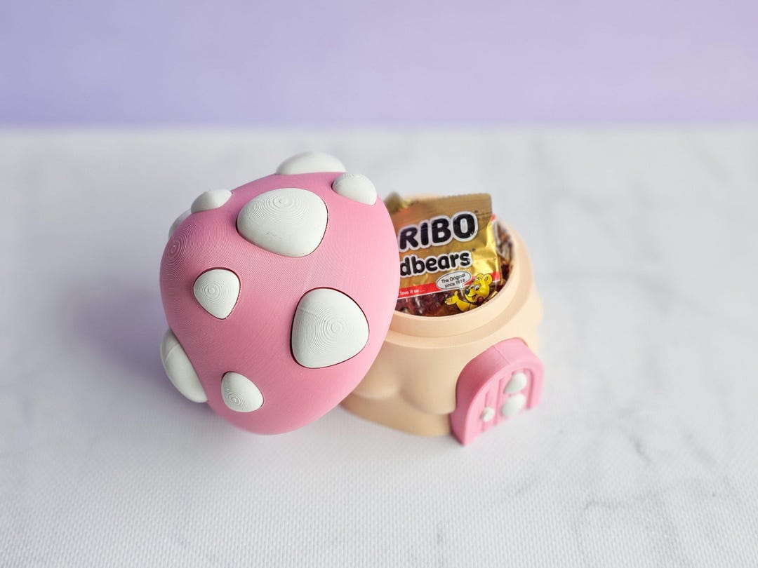 Mushroom House With Hidden Compartment | Fairy Garden Decor | 3D ...