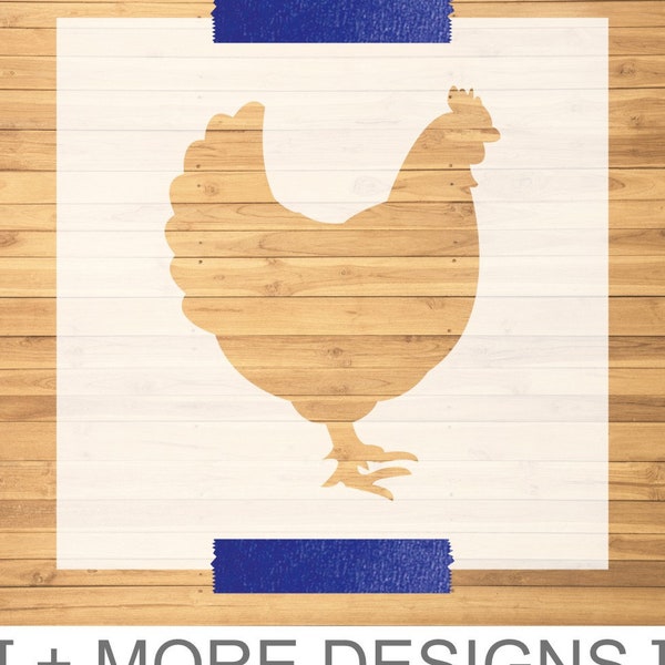 Chicken Stencil - Etsy