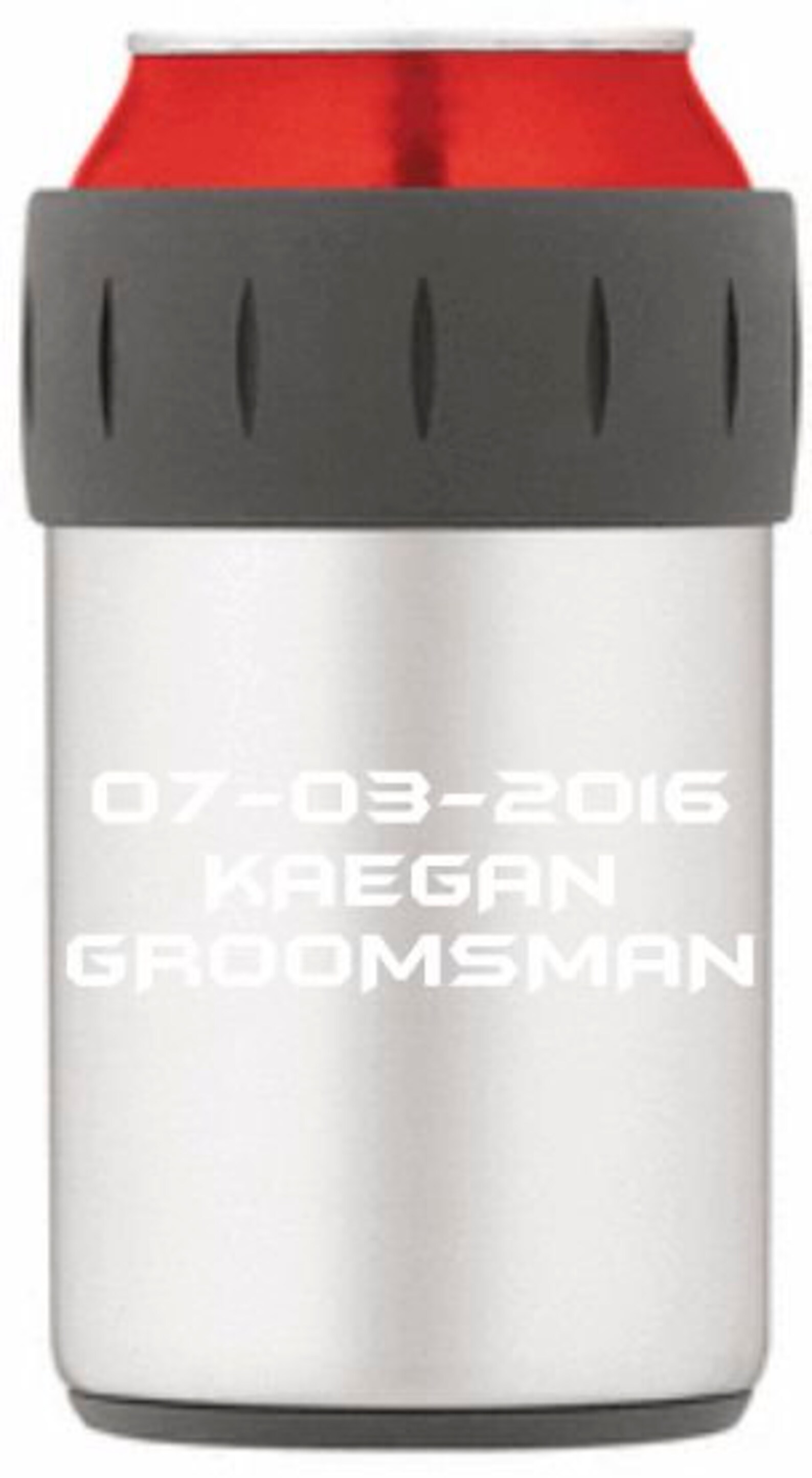 Laser Engraved Thermos Stainless Steel Insulated Can Holder ...
