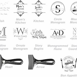 Engraved 10" Cast Iron Skillet - Personalized - Custom Skillet - Cast ...