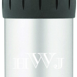 Laser Engraved Thermos Stainless Steel Insulated Can Holder ...