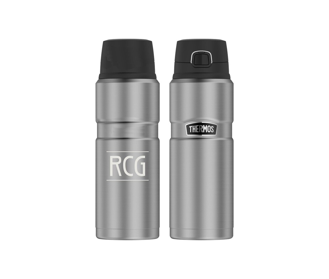 Engraved Thermos Stainless King 24oz Direct Drink Bottle - Personalized ...