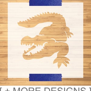 Laser-cut Alligator Stencil | Custom Animal Stencil | Swamp Stencil - Etsy