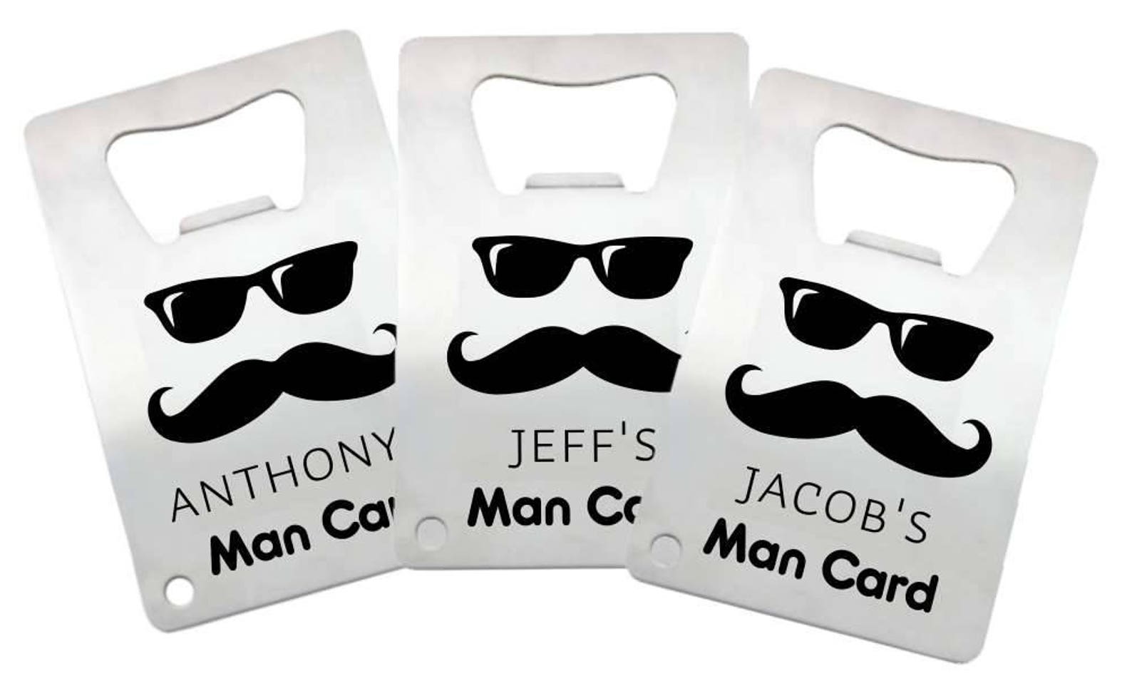 Personalized Stainless Steel Man Card Credit Card Bottle - Etsy