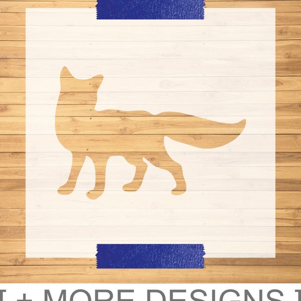 Fox Stencil - Etsy