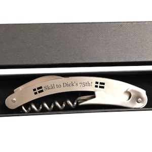 235 Custom Stainless Steel 3-function Wine Key - Engraved Wedding ...