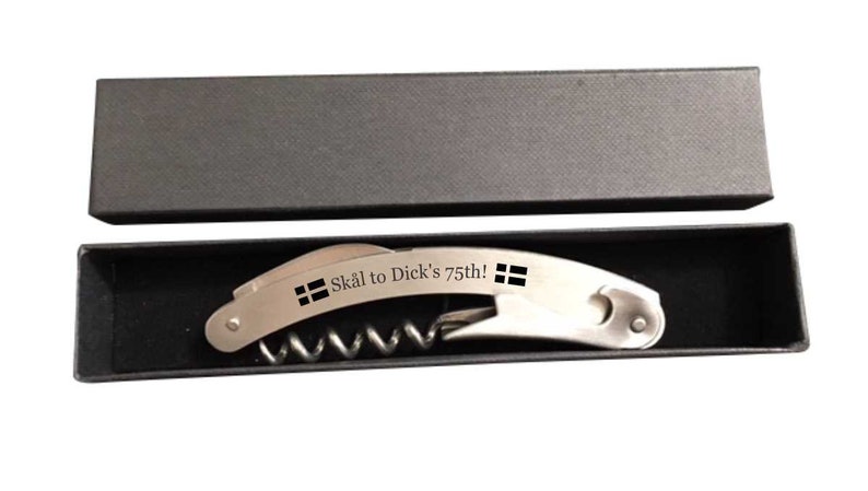 235 Custom Stainless Steel 3-function Wine Key Engraved - Etsy