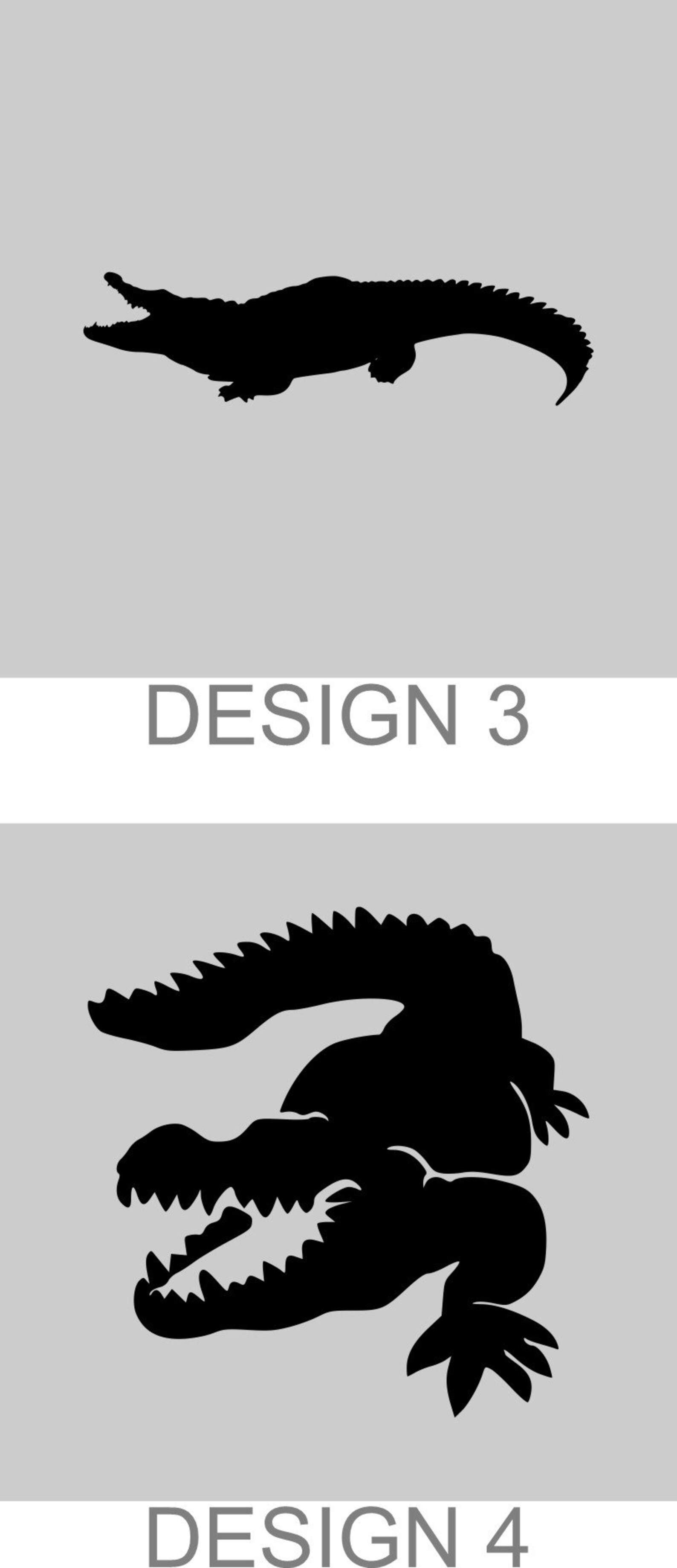 Laser-Cut Alligator Stencil Custom Animal Stencil Swamp | Etsy