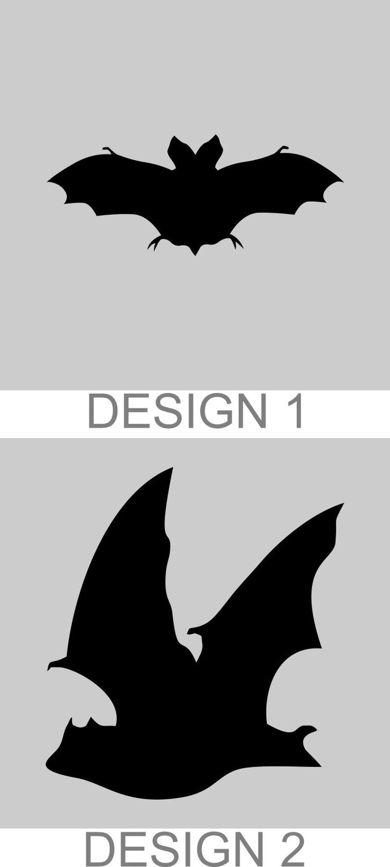 Custom Stencil Bat Designs Crafts Commercial Use Painting - Etsy