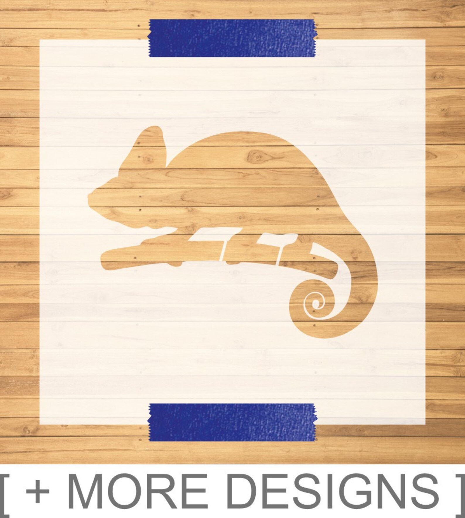 Laser-cut Chameleon Stencil Custom Animal Stencil Reptile - Etsy