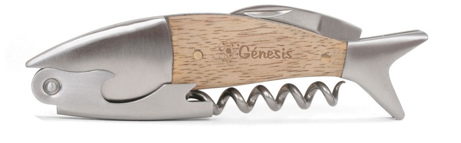 Custom Engraved Fish Corkscrew Wood Corkscrew Personalized - Etsy