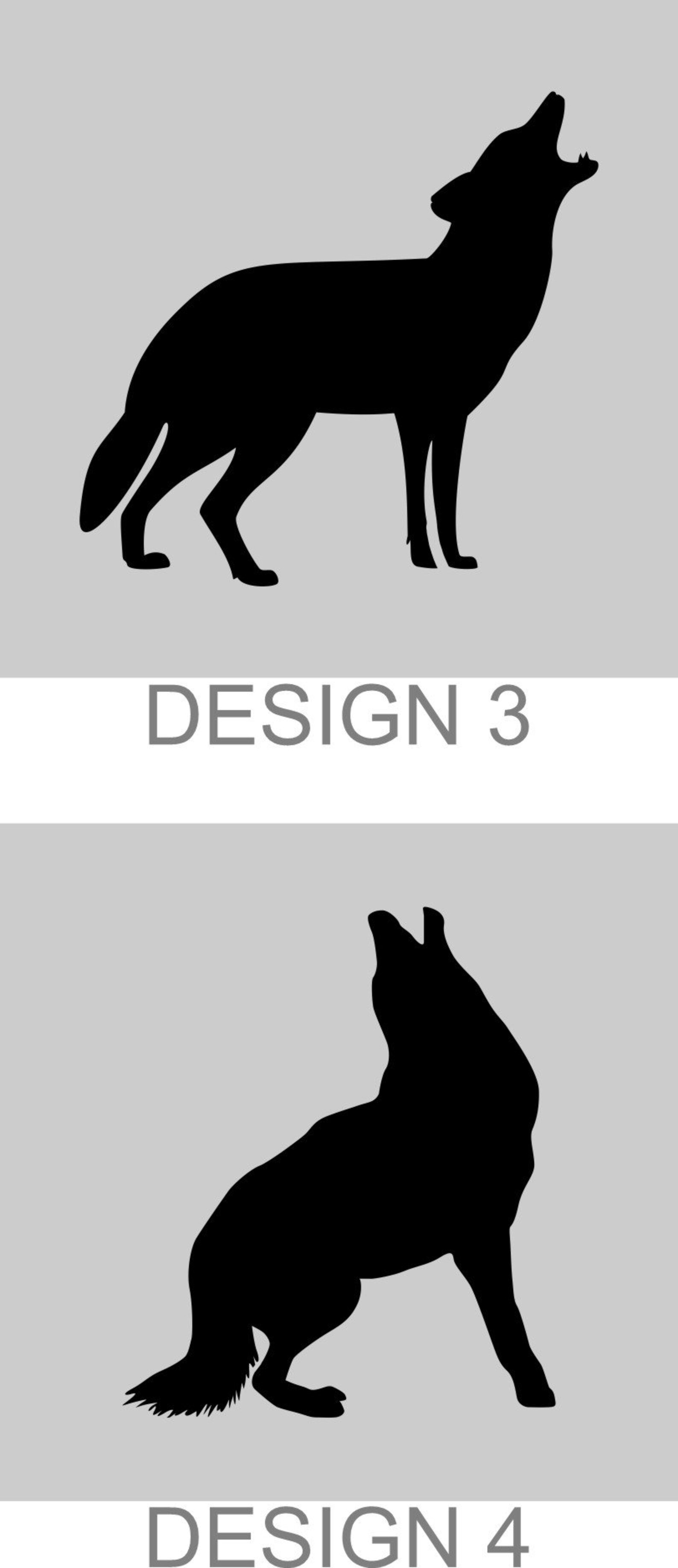 Laser-cut Coyote Stencil Custom Animal Stencil Forest | Etsy