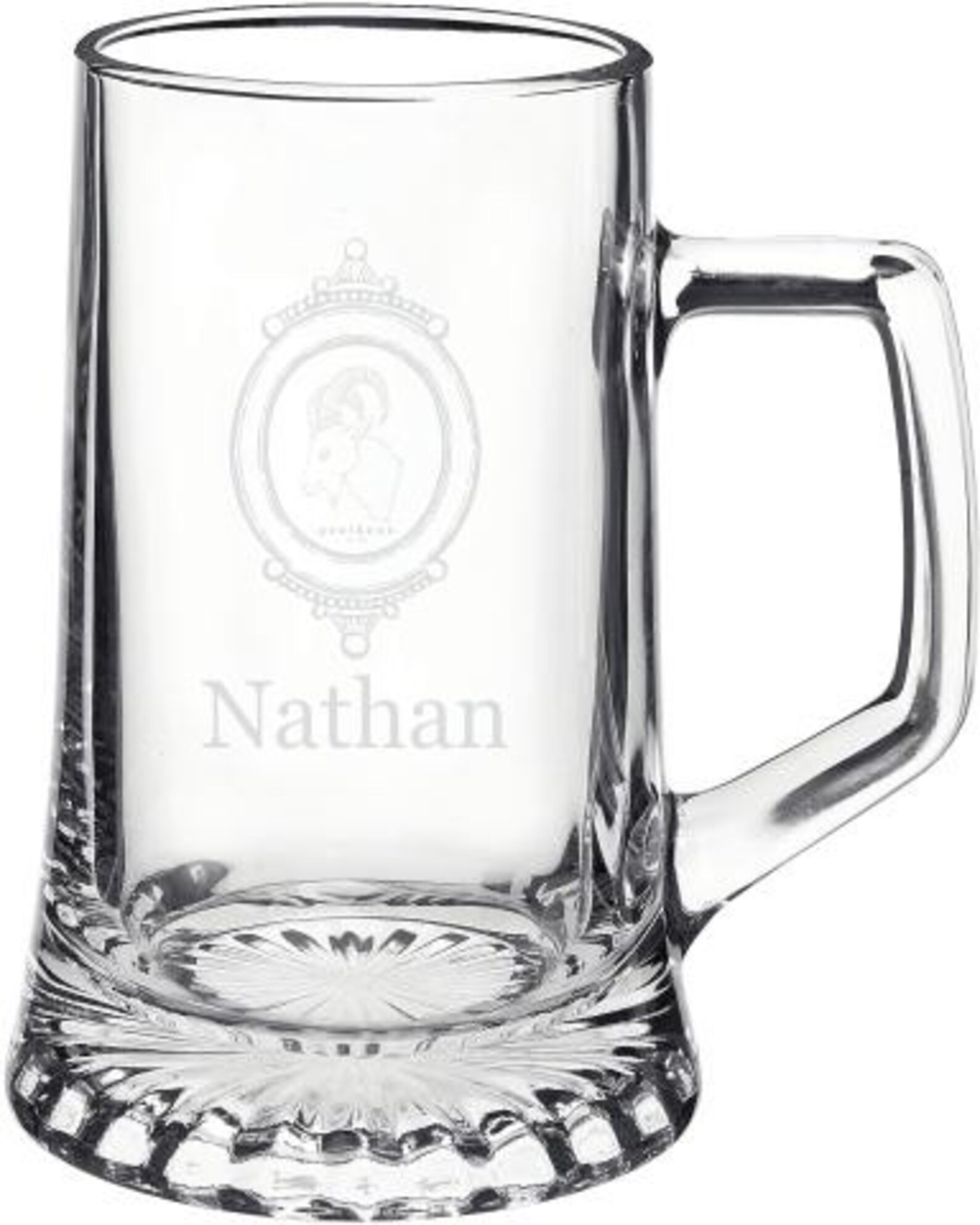 Personalized 17oz Glass Beer Stein Groomsmen Gift - Etsy