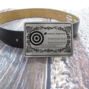 Personalized Archery Belt Buckle | Custom Belt Buckles | Engraved Belt ...