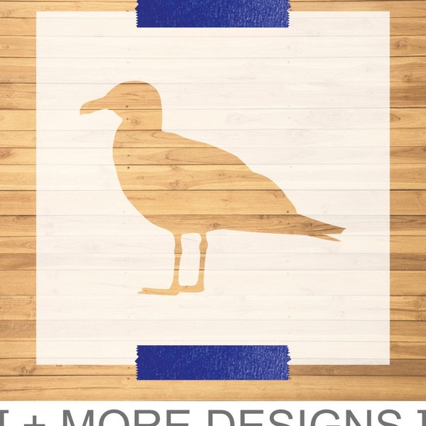 Seagull Stencil - Etsy