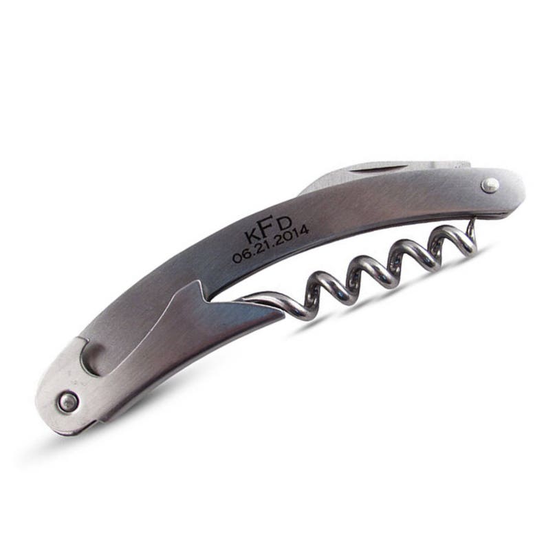 235 Custom Stainless Steel 3-function Wine Key Engraved - Etsy