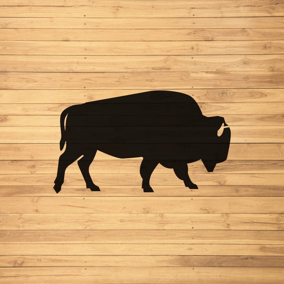 Laser-cut Buffalo Bison Stencil | Custom Animal Stencil | Farm Stencil ...