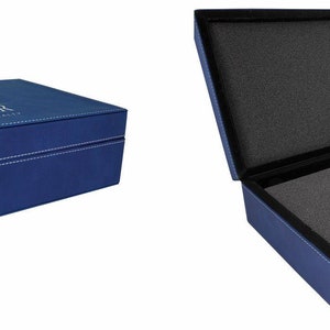 Engraved Leather Gift Box - Personalized Wedding Gift Box ...