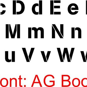 Custom Alphabet Stencil Set, 26 Piece Letter Stencil Set, Commercial ...