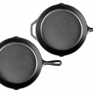 Engraved 10" Cast Iron Skillet - Personalized - Custom Skillet - Cast ...