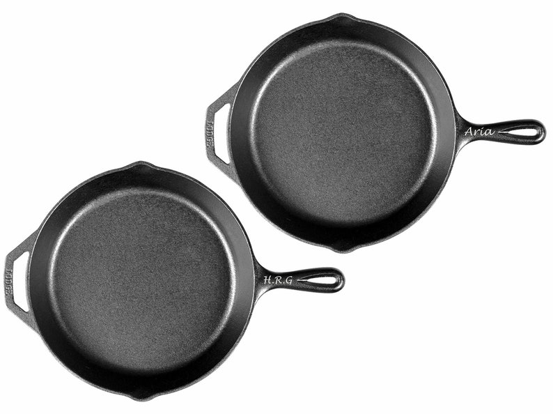 Engraved 10" Cast Iron Skillet - Personalized - Custom Skillet - Cast ...