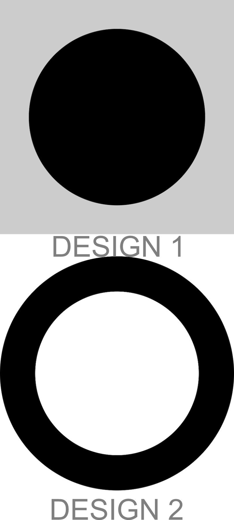 Laser-cut Circle Stencil Custom Shape Stencil Round - Etsy