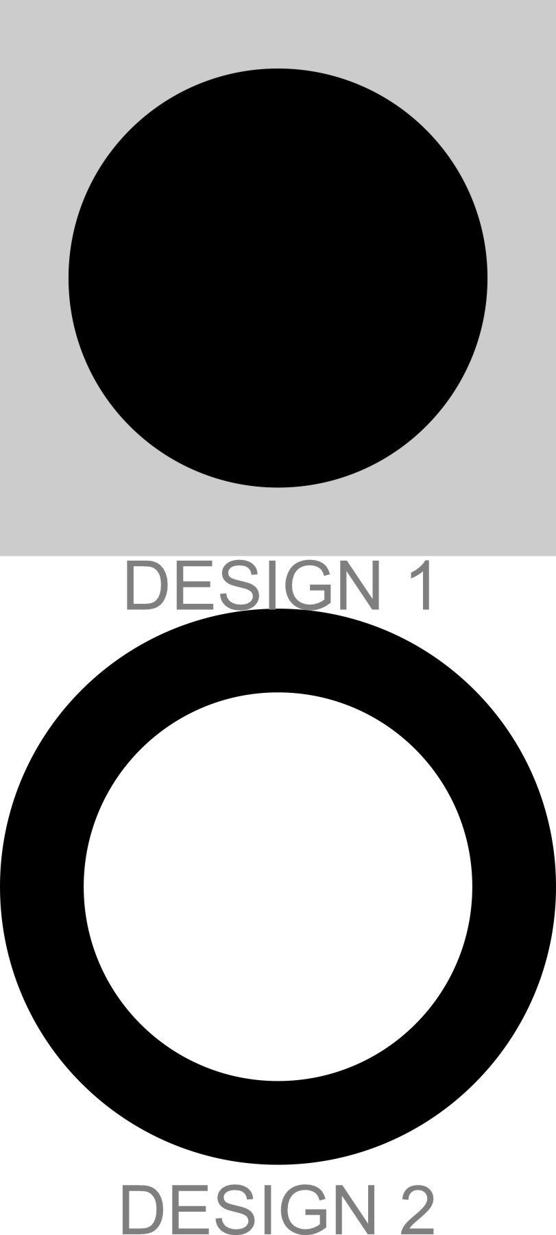 Laser-cut Circle Stencil Custom Shape Stencil Round - Etsy