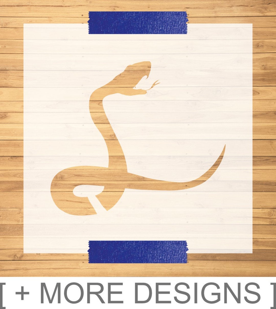 Laser-cut Snake Stencil | Custom Animal Stencil | Reptile Stencil - Etsy